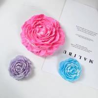 China Large XL 3D Peony Candle Silicone Candle Mold DIY Big Flower Scented for sale