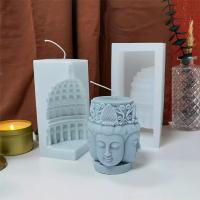 China Eco Friendly DIY New Large Custom Silicone Molds For Candles For Candle Making Body for sale