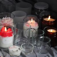 China 5oz 9oz Luxury Candle Making Jars With Lids For Scented Candles Home Decoration for sale