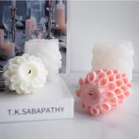 China Morning Glory Pillar Handmade Silicone Candle Mold Aromatherapy Plaster Mold for sale