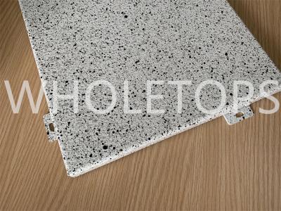 China Outdoor Facade Coated Aluminium Sheets 2.5mm 3.0mm Stone Texture Looklike Finish for sale