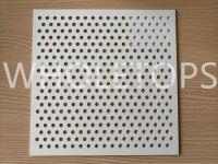 China Regualr Stagger Punching Holes Decorative Aluminum Sheet Fire Resistance for sale