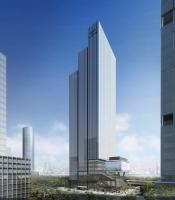 China PVDF Coated with AKZO Brand Aluminum Solid Panel for Chamber of Commerce Building for sale