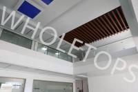 China 2.5mm Matt White Powder Coated Aluminum Solid Panel With Light Cover for sale