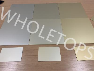 China Metallic Anodized Solid Aluminum Cladding Panel 4.0mm Fire Resistance for sale