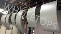 China Non Toxic Curved Aluminum Panels With Profile Stiffeners Office Building Balustrade Decorative Cover for sale