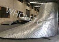 China Welding Joint Perforation Curved Aluminum Panels  2.5mm Thickness for sale