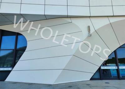China Non Typical Twisted Aluminum Exterior Facade Moisture Proof for sale
