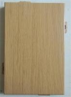 China UV Proof iso 1.5mm 800×800mm Aluminium Wood Panel 20 Years Warranty for sale