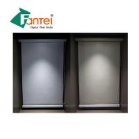 China Low Weight Blackout Blinds Fabric , Fiberglass Fabric Roll Curtain for sale