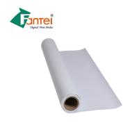 China Billboard Bluish White Pvc Banner Roll Glossy Raw Material For Flex Banner for sale