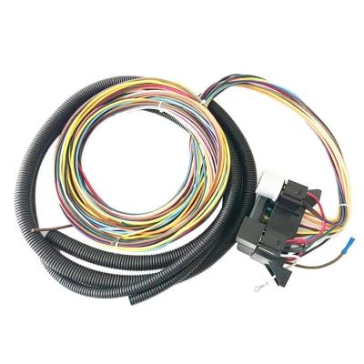 China 12 Circuit Street Rod Wiring Harness Kit CE Rohs ODM 12V Universal for sale