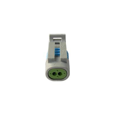 China Waterproof Plastic Shell 2 Pin Wire Harness Connector 12162197 for sale