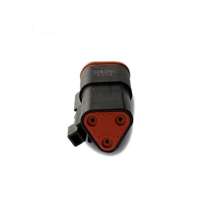 China DT06-3S-E004 3 Pin Waterproof Connector Plug 10.01mm Pitch 250V Male for sale