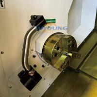 China Cnc Lathe Slant Bed TCk50 Hydraulic Chuck Tailstock Hydraulic Turret for sale