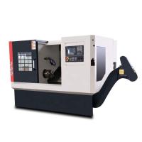 China GSK CNC Control System TCK420 Slant Bed Turret Precision Lathe 500mm Workpiece Length for sale