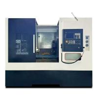 China CNC Metal Lathe Machine TCK56 750mm Belt Drive Hydraulic Servo Turret Turning Lathes for sale