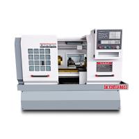 China Turning Flat Bed Cnc Lathe Machine Small Size CK6140 750mm 1000mm for sale