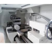 China Turning Flat Bed Cnc Lathe Machine Small Size CK6140 750mm 1000mm for sale