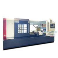 China 2 Axis 6 Tool Stations CNC Lathe Machine Flat Bed Type 3000mm Centers Distance for sale