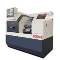 China CK0660 Mini CNC Lathe Pipe Thread GSK Controller Flat Bed 380v For Metal for sale