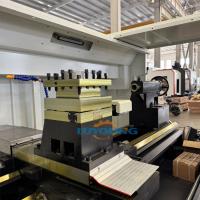 China 15kw CK6180 Heavy Duty Cnc Lathe Machine Manual Chuck And Tailstock With 4 Station Electrical Tool Holder for sale
