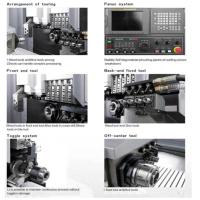 China High Accurate Swiss Style Cnc Lathe Flat Bed Metal SM205 3.9KW Sub Spindle for sale