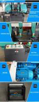 China Double Column Automatic Steel Cutting Band Saw Machine  5.5kw Motor Power for sale