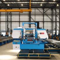 China 0.42kw Oil Pump Motor Metal Cutting Band Saw Machine Portable Metal Bandsaw for sale