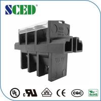 China Pitch 13mm Panel Mount Terminal Block  PC Black For Electric Lighting for sale