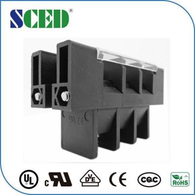 China PC Black Wire Terminal Block 4 - 22 AWG For Medicine Equipment for sale