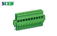 China Nickel Plated PA66 Terminal Block Female Parts 5.08mm Pitch 300V 18A for Industrial Applications for sale
