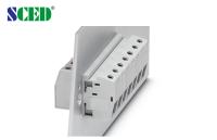 China 65A 10.1mm Through Panel Terminal Blocks Brass UL94 V0 for sale