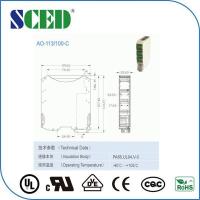 China Modular Box Nylon 66 Terminal Block Accessories AO-113/100-C for Industrial Control for sale