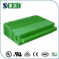 China Green 3.81mm Pluggable Din Rail Mounting Accessories 16pin Automotive for sale