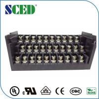 China Triple Level Barrier Terminal Block Connector 10 Pin Electric Connector 7.62mm for sale