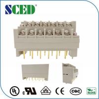China Fence Strips Grey Barrier Terminal Block Phosphor Bronze Terminal for sale