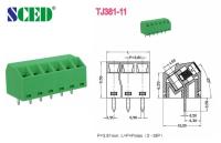 China 10A PCB Screw Terminal Block Screw Clamp Style 2 Pin - 28 Pin Electric Connection for sale