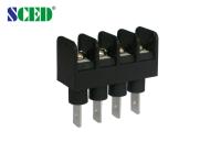 China 9.525mm Pitch Barrier Terminal Block 300V 20A 2 to 22 Positions Black PBT for sale
