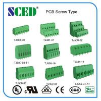 China 5.08mm 10A Double Levels PCB Terminal Block Green Nickel Plated for sale
