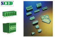China 3.81mm 300V Male Plug In Terminal Block Connector PCB Mount 8A PA66 V0 for sale