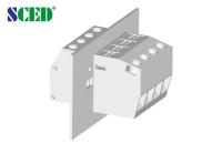 China White 12.10mm Through Panel Terminal Blocks Connection Brass 600v 85A for sale