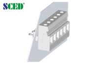 China 300V 50A PA66 Panel Mount Terminal Block 10mm Pitch Feed-Through 2-24P for sale