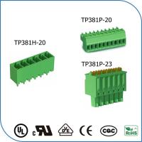 China 3.50mm Wiring Terminal Block 2 Pin - 22 Pin Vertical Wire Inlet for sale