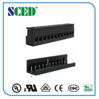 China Plug In 300V 10A Terminal Block Connector 2P-24P 5.08mm Pitch Male Header for sale