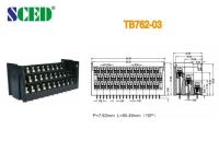 China 10 Pin Barrier Terminal Block Connector 7.62mm Pitch 300V 15A Screw Terminal for PCB Industrial Applications for sale