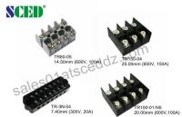 China 3 Way Screw Terminal 600V High Current Terminal Connector 150A 25.00mm for sale