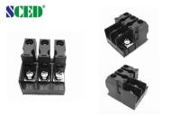 China M4 Screw Panel Mount Terminal Block PA66 Housing Brass Power Connector for sale