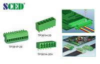 China 3.50mm Male Female Plug In Terminal Blocks 300V 8A Pluggable PCB Connectors for sale