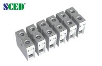 China 50A Feed Through Terminal Block Pitch 13.5mm 2 - 16 Poles Copper for sale